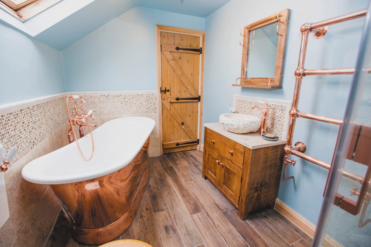 Copper Bathroom - Luxury Kitchens, Bathrooms & Interior Design